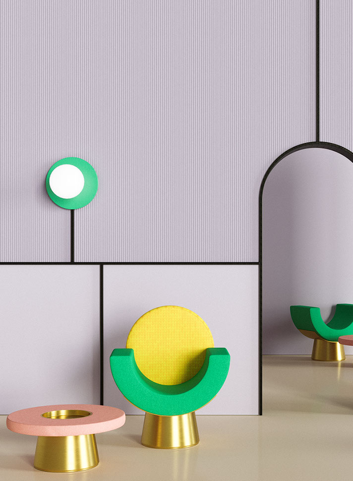 Anca Rotaru C shape Armchair Design